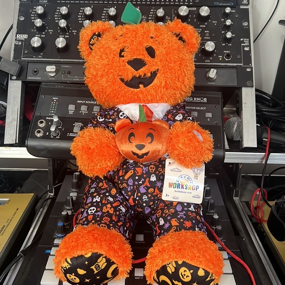 Build-A-Bear | Toys | Build A Bear Pumpkin Glow Plush Jack Olantern ...